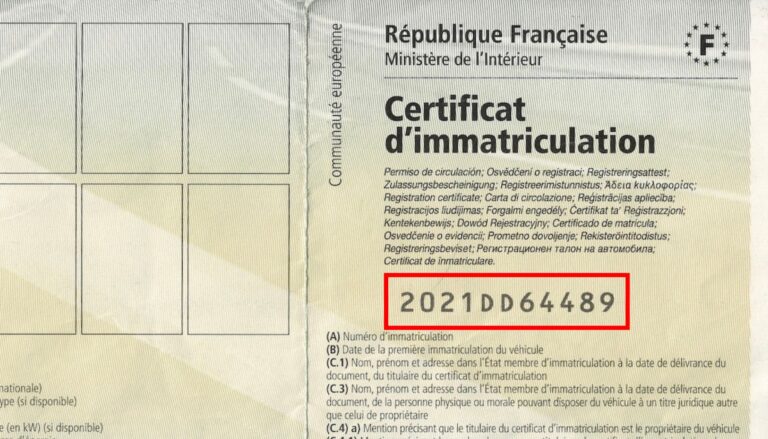 Quel est le numéro de formule de la carte grise ? - La Voiture Quel est le numéro de formule de la carte grise ? - La Voiture